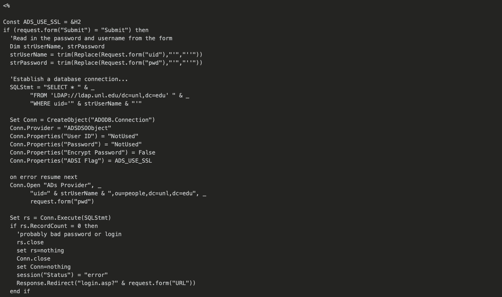Using UNL's LDAP Service | Identity & Access Management | Nebraska